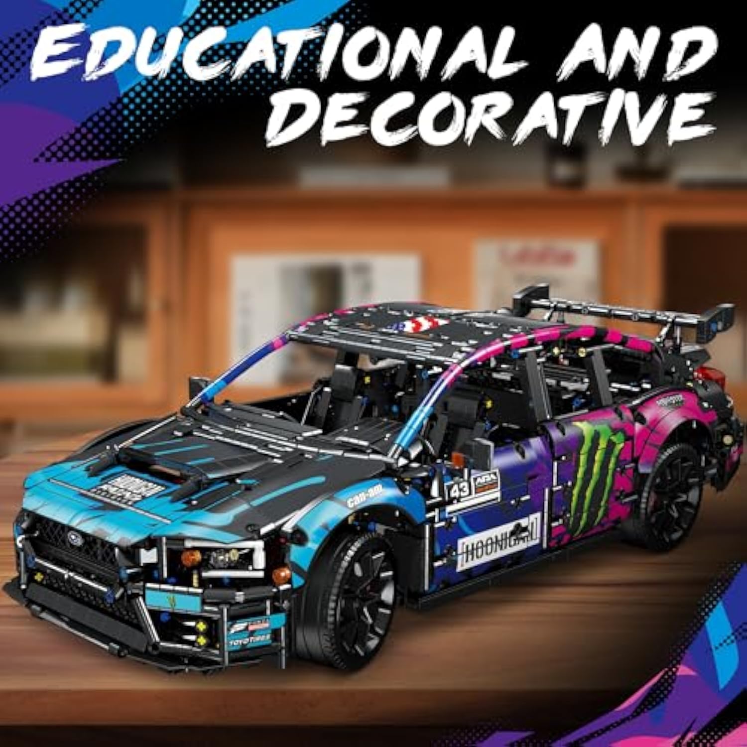 Model Cars Building Set for Adults – 2978 Pieces Race Car Building Kit ...